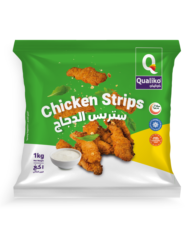 Chicken Strips - Qualiko. Frozen chicken meat